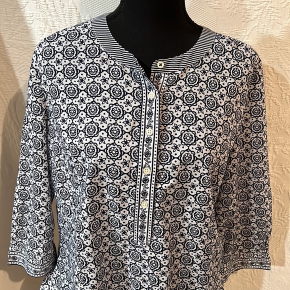 Talbots | Tops | Talbots Blouse Size Medium Petite Nwt | Poshmark